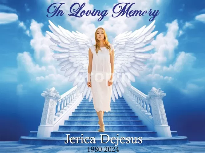 In Loving Memory Heaven Stair Background Angel Wing PNG - Premium ...