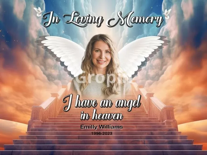 In Loving Memory Heaven Stair PNG - Premium Sublimation & SVG Designs ...